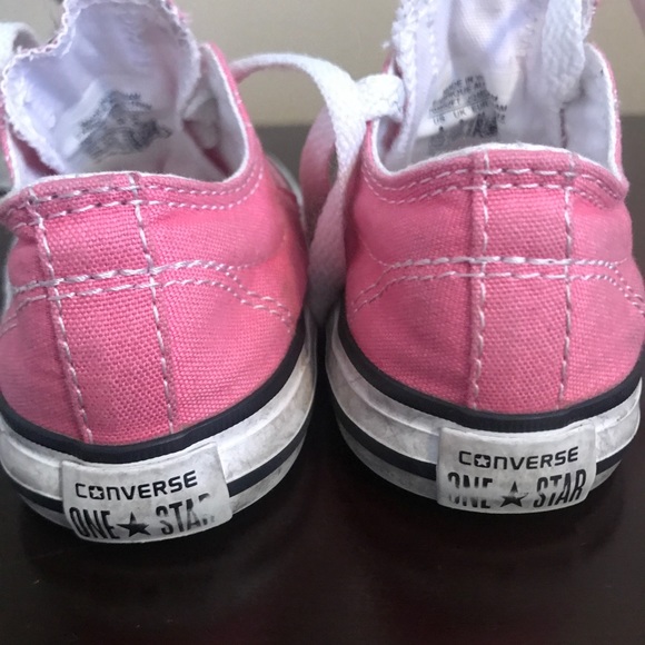 Converse | Shoes | Girl Pink Converse Size 8 | Poshmark
